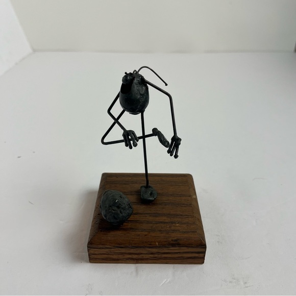 Greg Quayle | Art | Greg Quayle Original Flea Metal Sculpture Stubbing ...